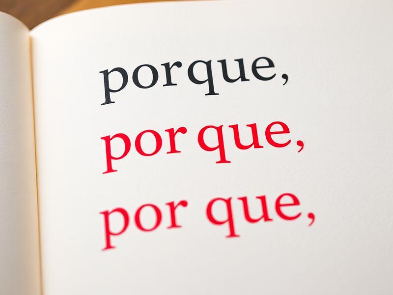 Porqué, Porque, Por Qué y Por Que: Diferencias y Usos